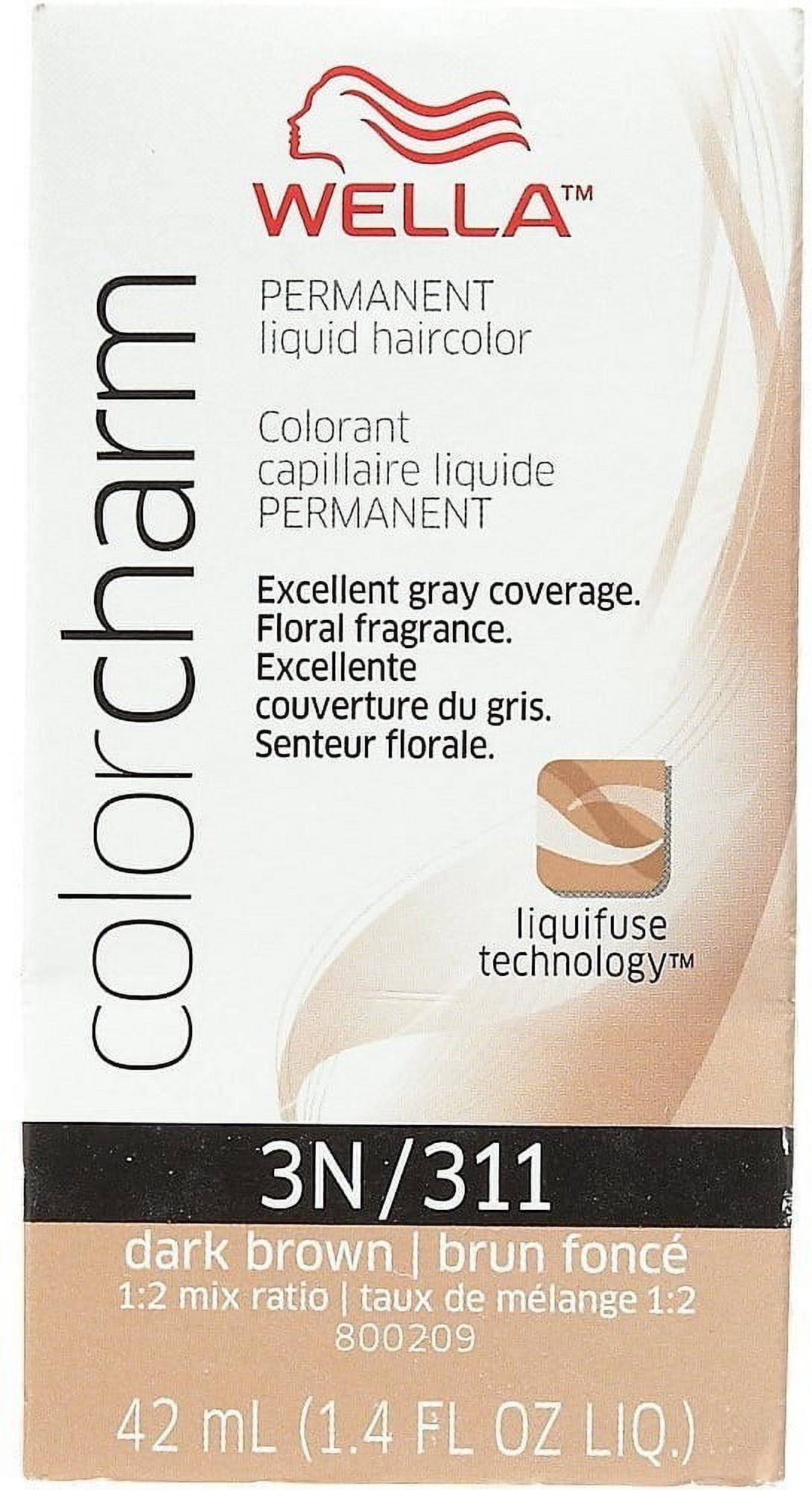 Wella Color Charm Developer - 4 Pack, Liquid Haircolor 3n/311 Dark ...