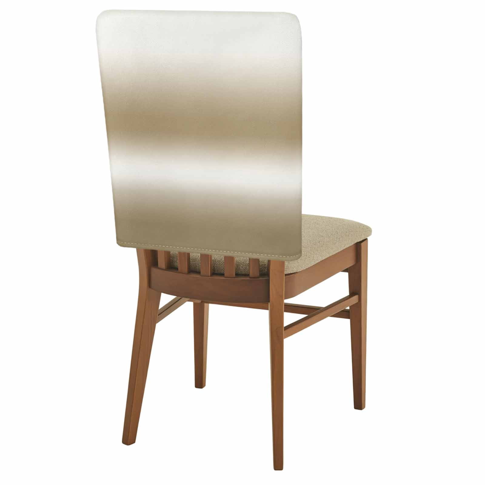 4 Pack White and Brown Gradient Chair Back Covers Minimalist Camel ...