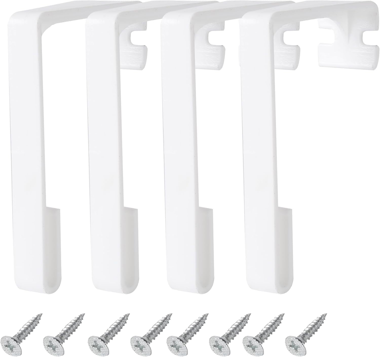 Camper Curtain Hooks 8-Pack RV Curtain Clips With Screws - Hold-Down ...
