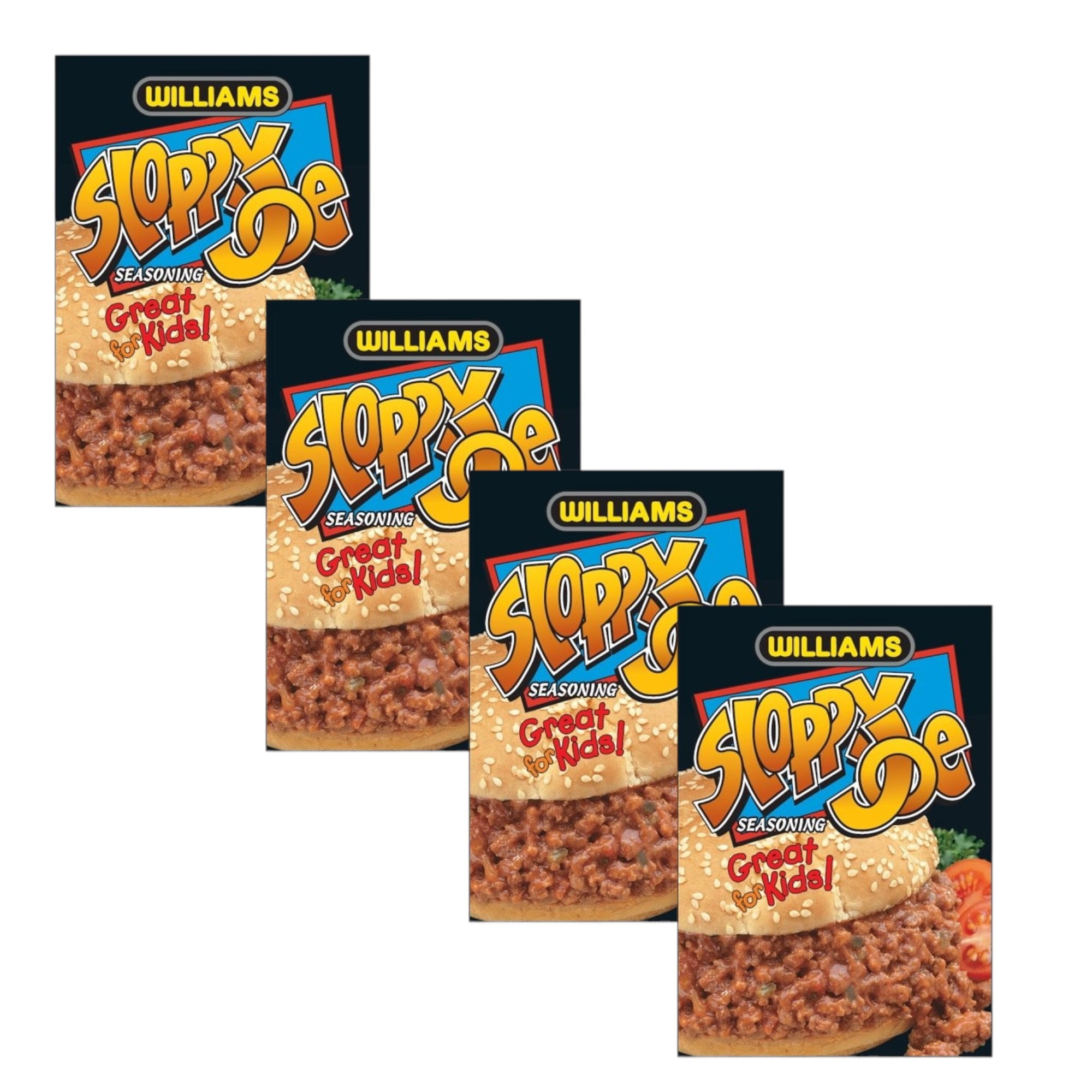 ( 4 Pack ) Williams Sloppy Joe Seasoning 1.25 Oz. Packet - Walmart.com