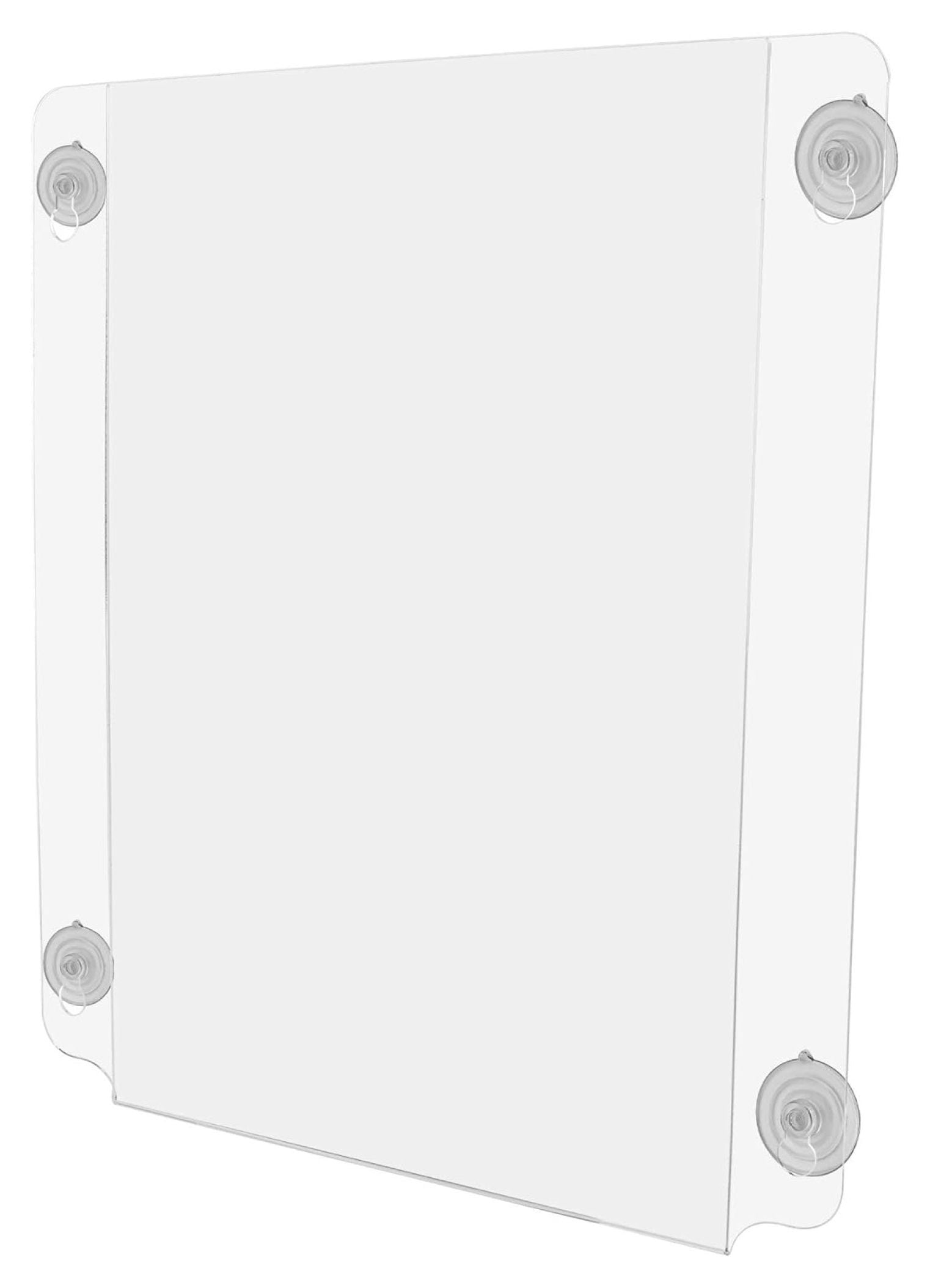 4 Pack Window Sign Holder Clear 12" x 18" Double Sided Document Display ...