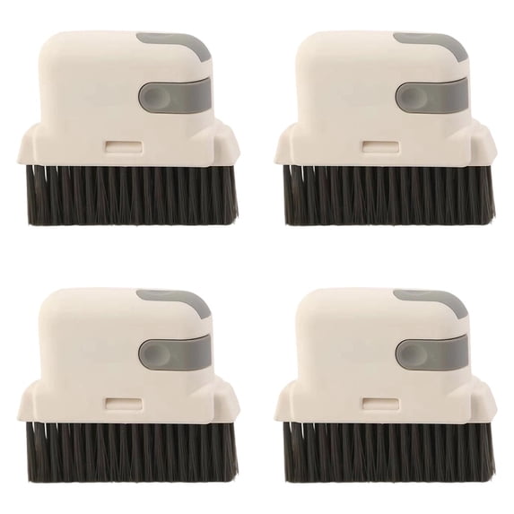 4-Pack Window Track Cleaning Brush with Built-in Scraper ...
