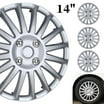 (4 Pack)17 inch Universal Wheel Rim Cover Hubcaps Snap on Car Truck Fit ...