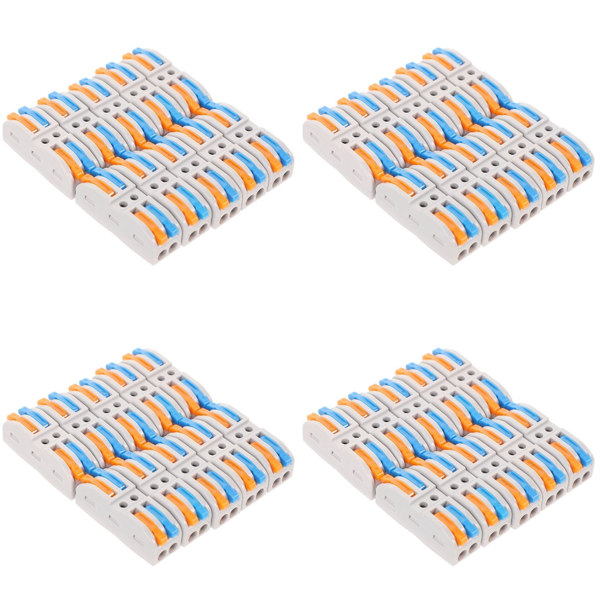 4 Pack Wire Connector Cable Multiple Electrical Connectors Kit ...