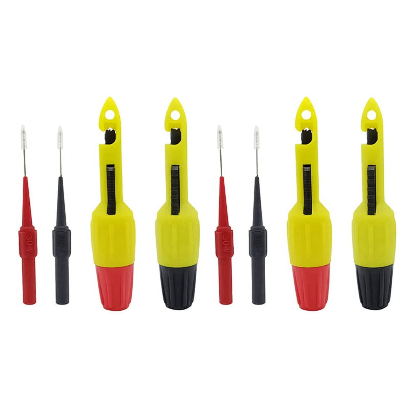 4 Pack Wire Piercing Probe Insulation Piercing Clip with Insulated Wire ...