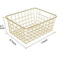 4 Pack Wire Storage Baskets for Pantry, Kitchen & Home Organization, 11 ...