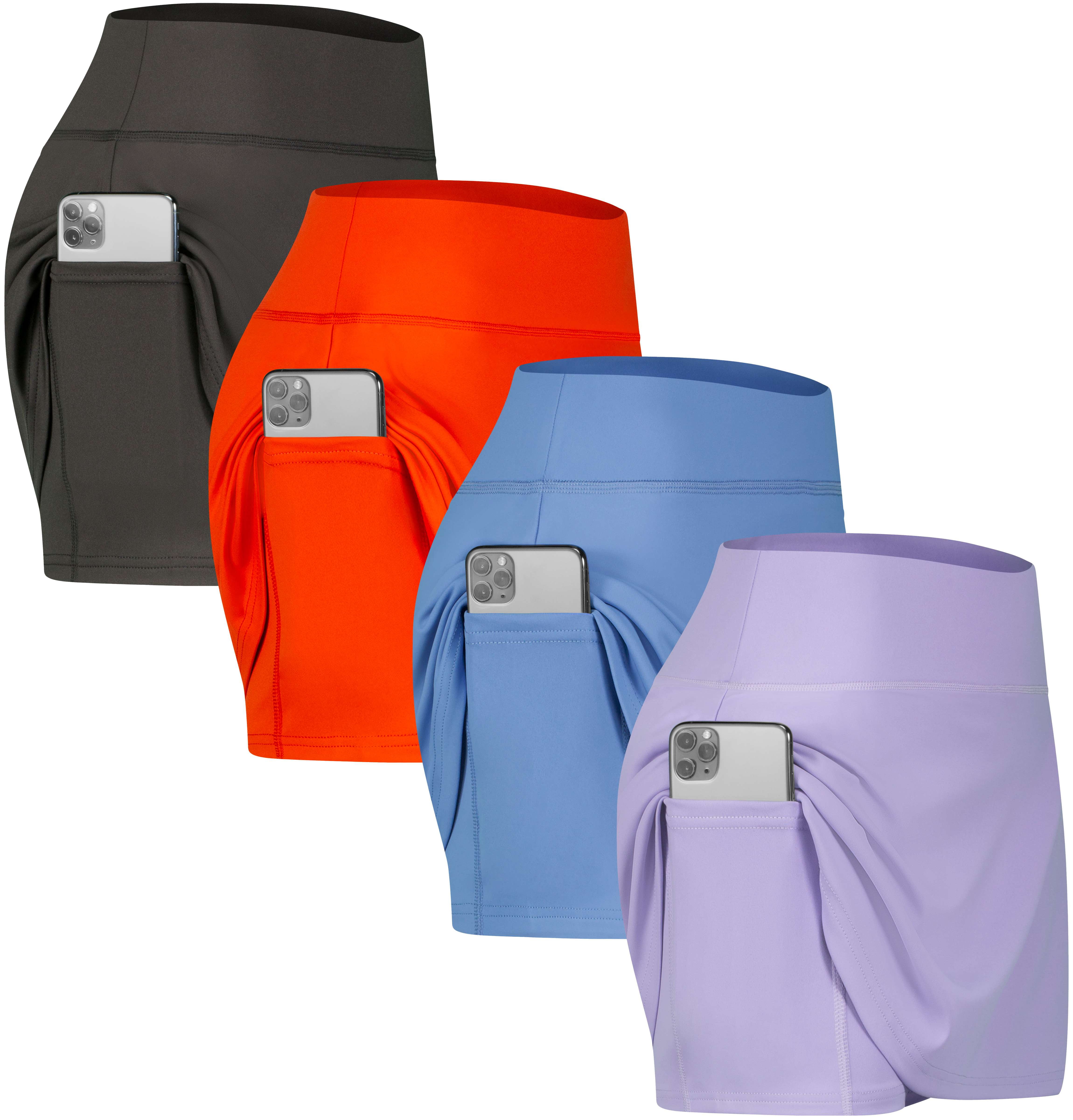 Real Essentials Women's Active Skorts, Lightweight, Breathable, Plus ...