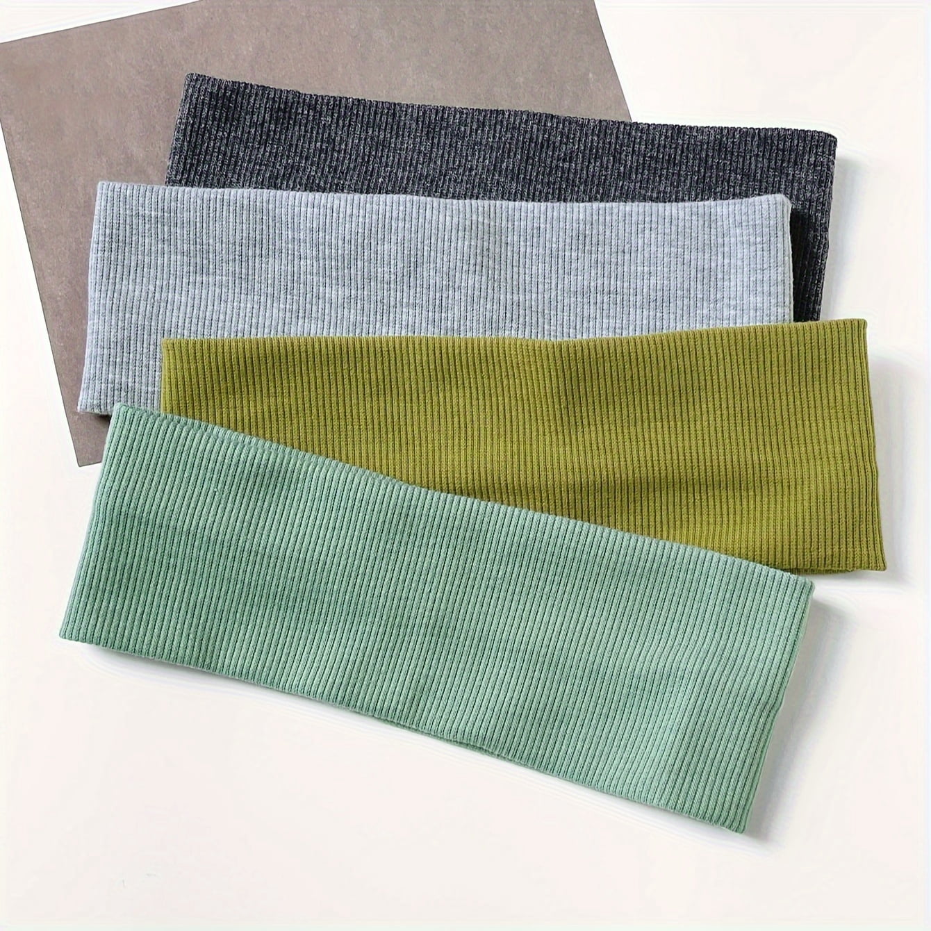 4-Pack Women’s Elegant & Sweet Solid Color Sport Headbands - Soft ...