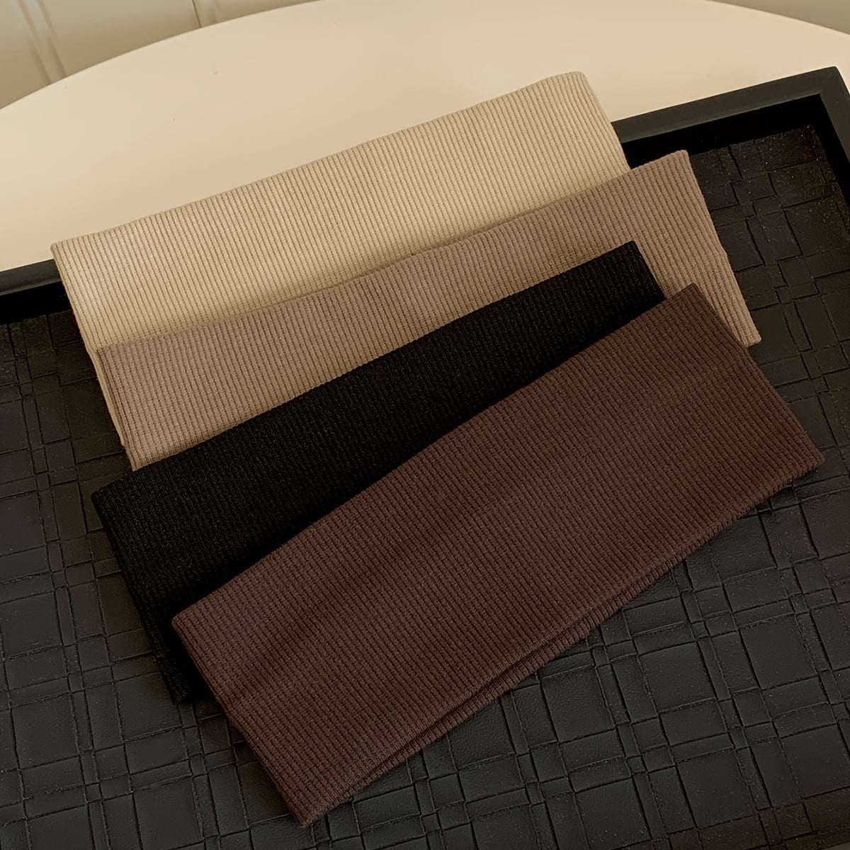 4-Pack Women’s Elegant & Sweet Solid Color Sport Headbands - Soft ...