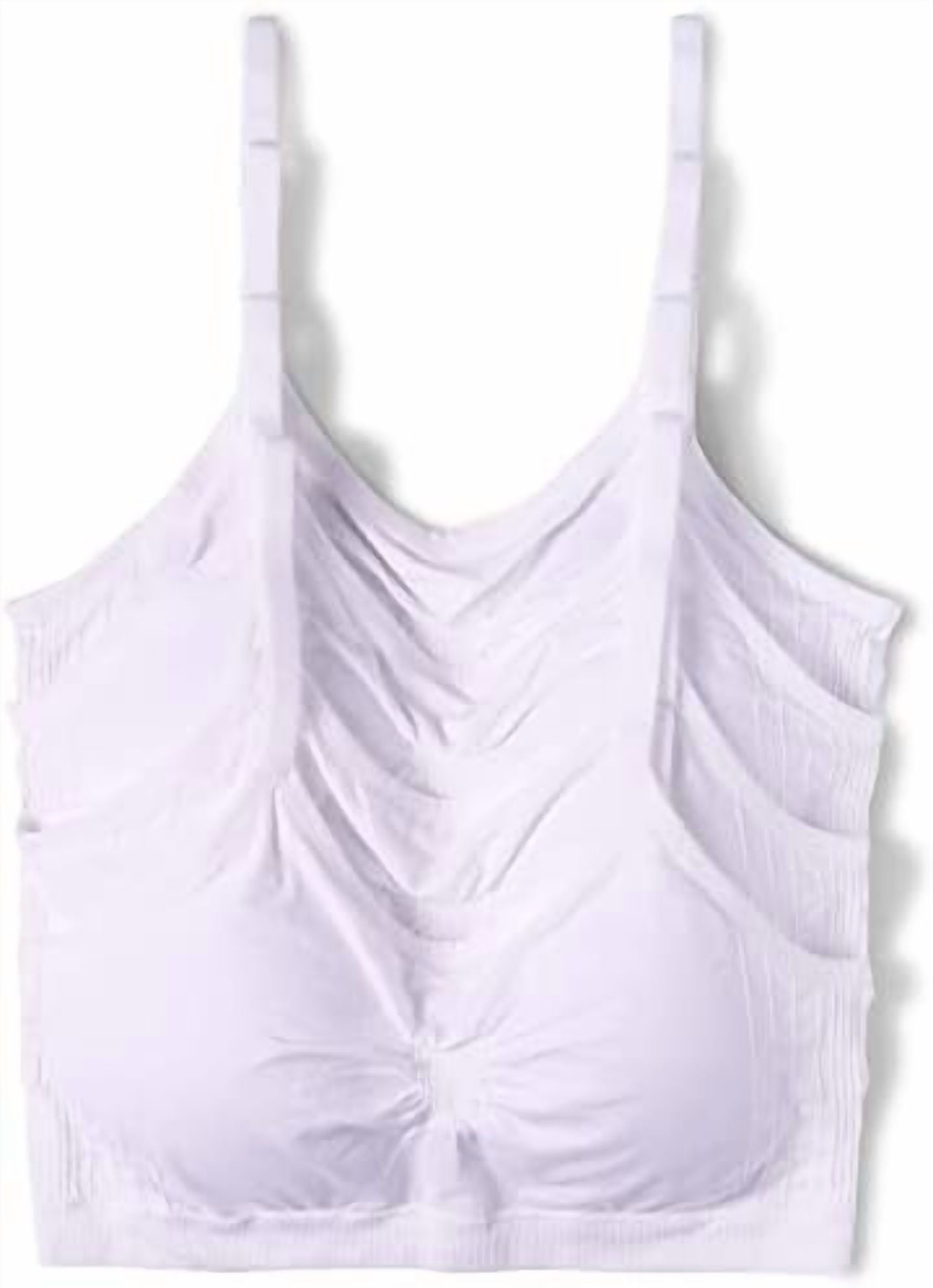 4 Pack Women’s Nylon Spandex Removable Pads Comfort Cami Bras Wireless ...