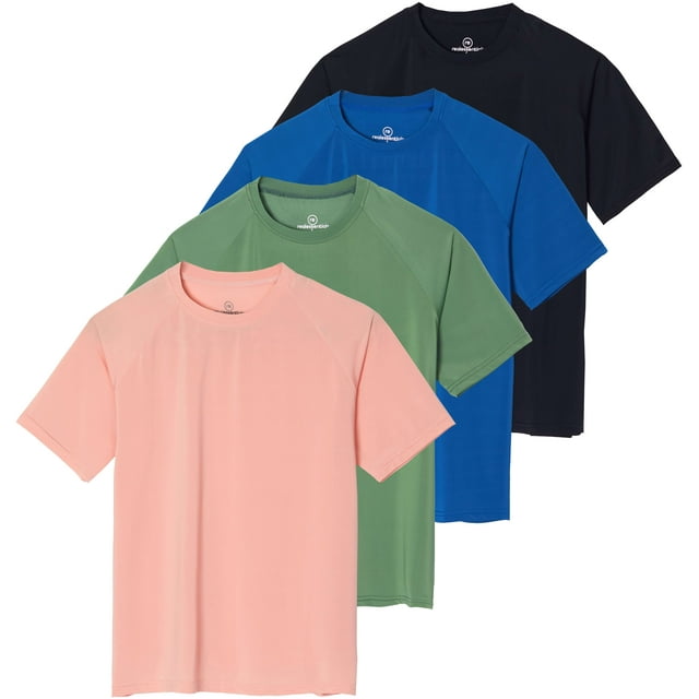 4 Pack: Women's UPF Short Sleeved Active Rashguard & UV Sun Protection ...