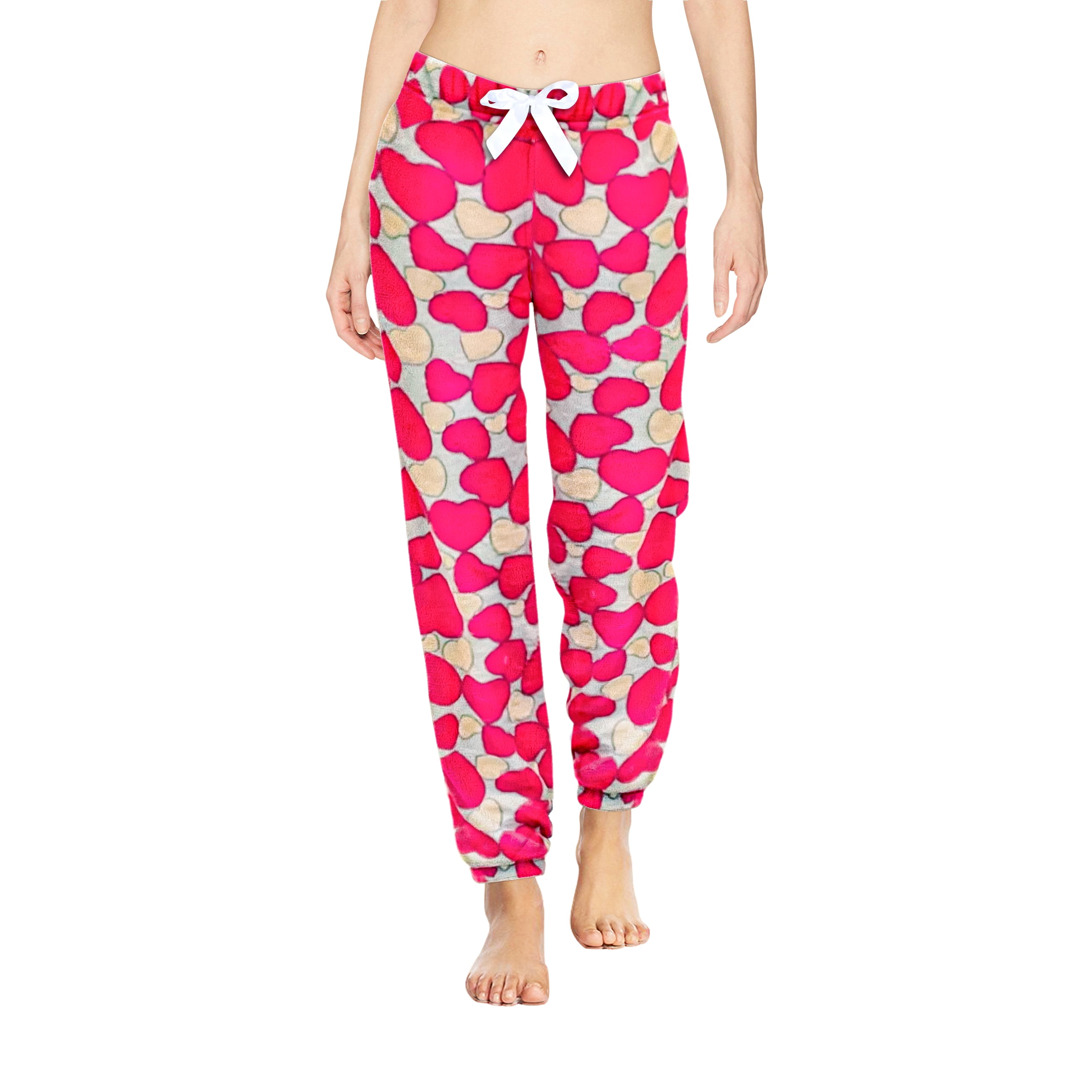 4-Pack Women's Ultra-Plush Micro Fleece Pajama Pants PJ Bottoms ...