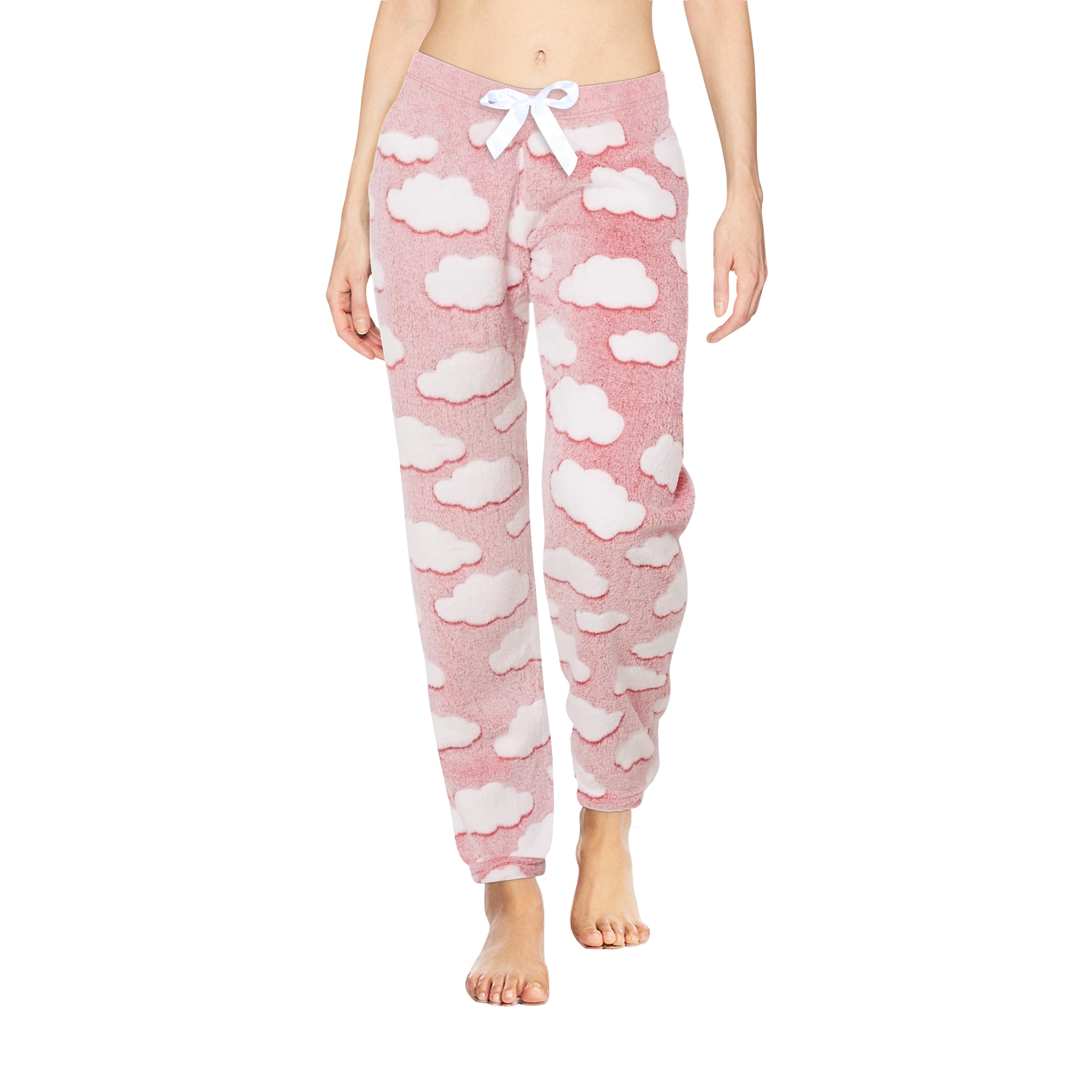 4-Pack Women's Ultra-Plush Micro Fleece Pajama Pants PJ Bottoms ...