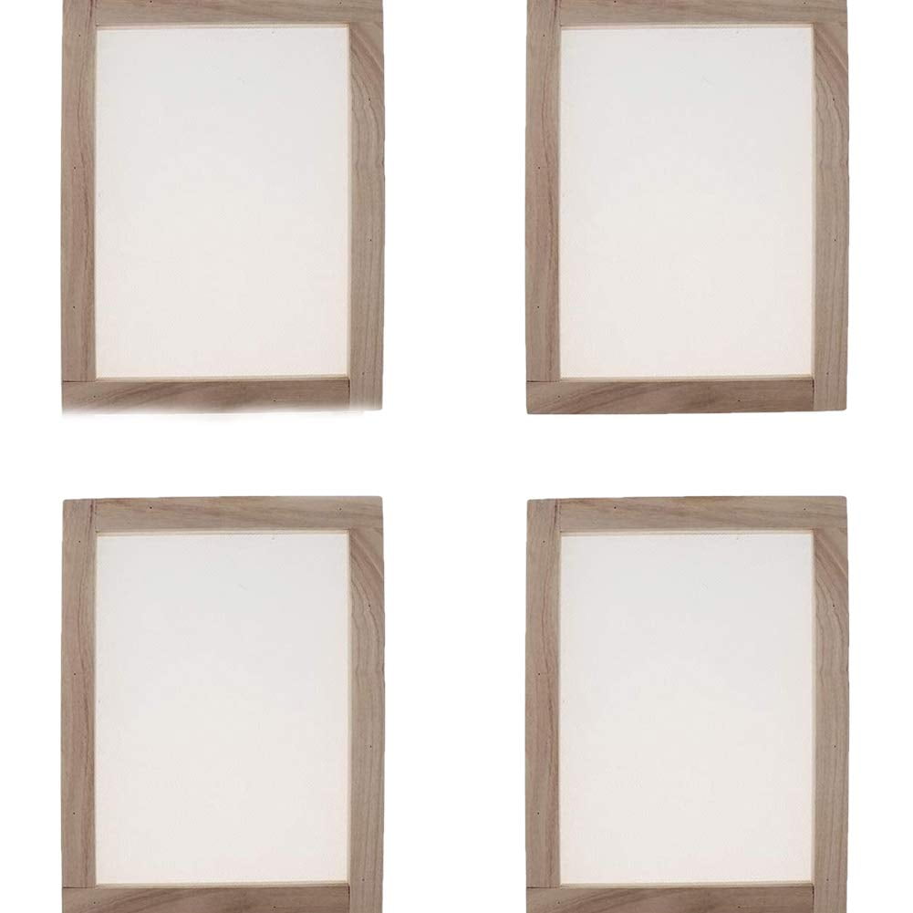 4 Pack Wooden Paper MMF7 Making Screen Papermaking Mould Deckle ...