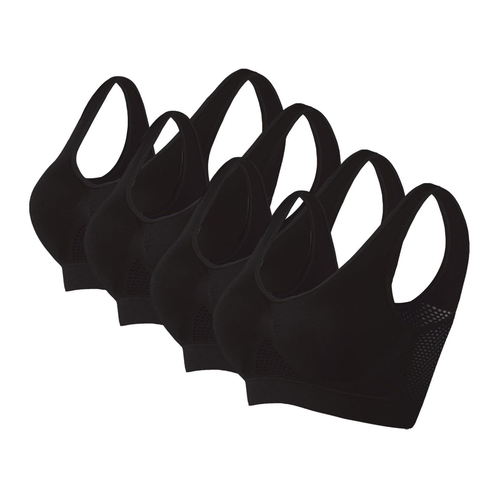 4 Pack Workout Sports Bra Fitness Bra Sport Bras for Women Sale Crop ...