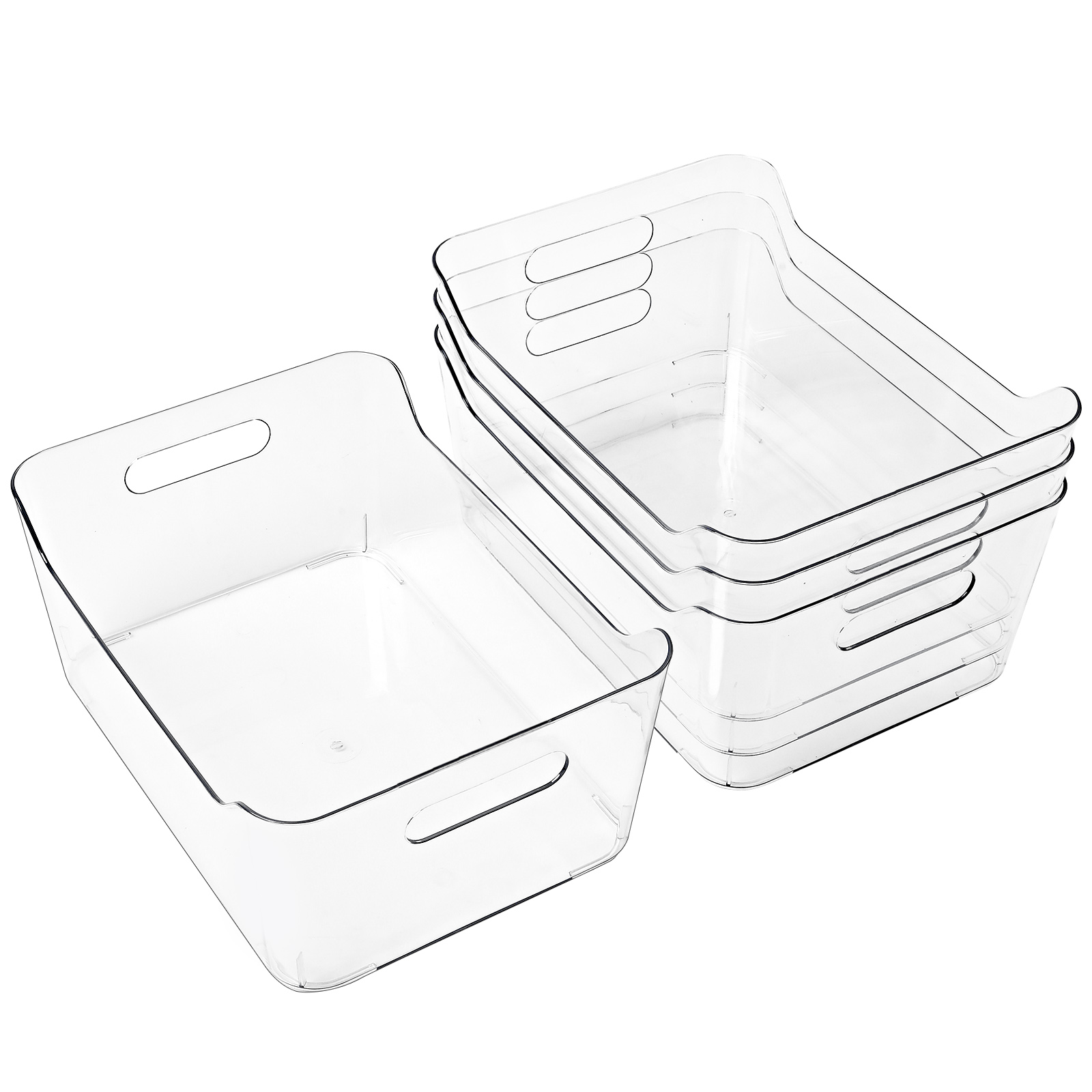 Food Storage Organizer Bin Container Box for Kitchen, Pantry, Fridge ...