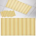 4 Pack Yellow White Striped Fluorescent Light Covers for Ceiling Lights ...