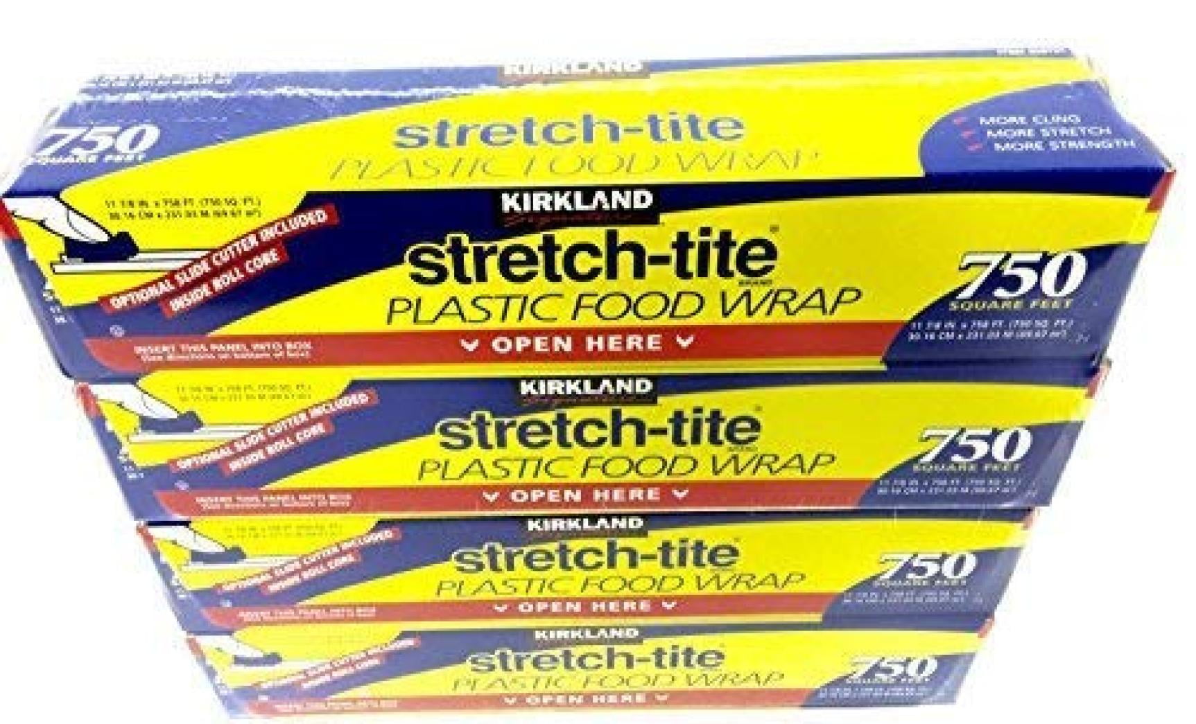 4 Pack - ZJHP Signature Stretch Tite Plastic Food Wrap 11 7/8" X 750 ft. - Walmart.com