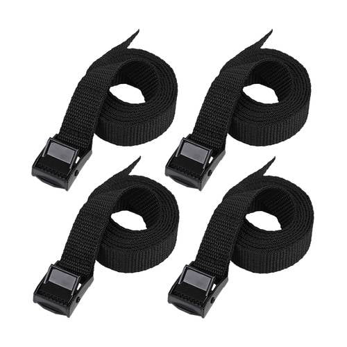 4-Pack Zinc Alloy Buckle Cargo Tie Down Straps – Heavy-Duty Multi ...