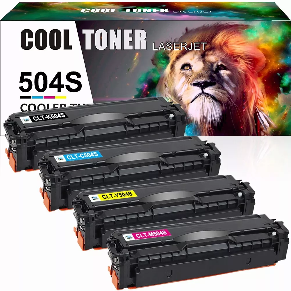 4 Pack for CLT-K504S 504S Toner SL-C1860FW SL-C1810W CLX4195FW C1810 - Walmart.com
