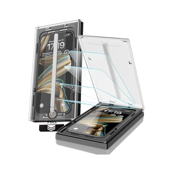 -4 Pack for iPhone 15 Pro Screen Protector[6.1"] 9H+ Hardness 12FT ...