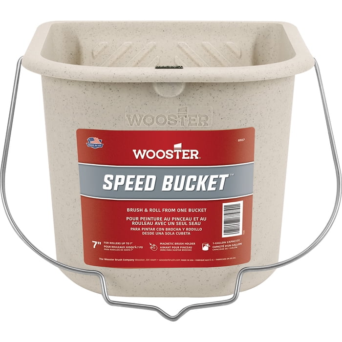 4-Pack of 1/2 gal Wooster 8617 Speed Bucket Paint Roller Bucket ...