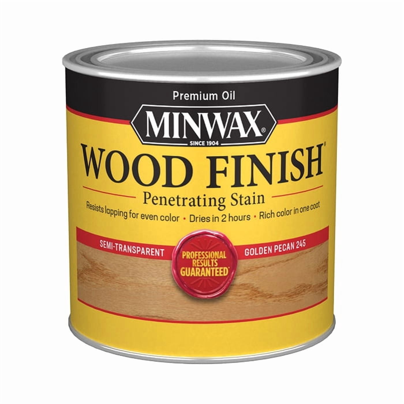 Minwax 22450 Golden Pecan Oil-Based Wood Stain, 4-Pack of 1/2 pt ...