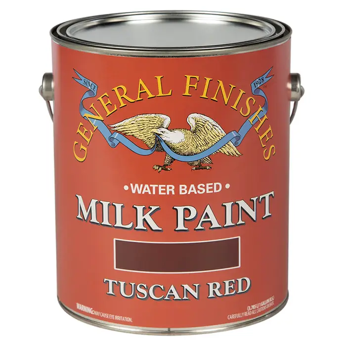 4-Pack of 1 gal General Finishes GATR Tuscan Red Milk Paint Interior ...