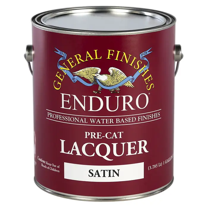 4-Pack of 1 gal General Finishes GPCS Clear Enduro Pre-Cat Lacquer ...