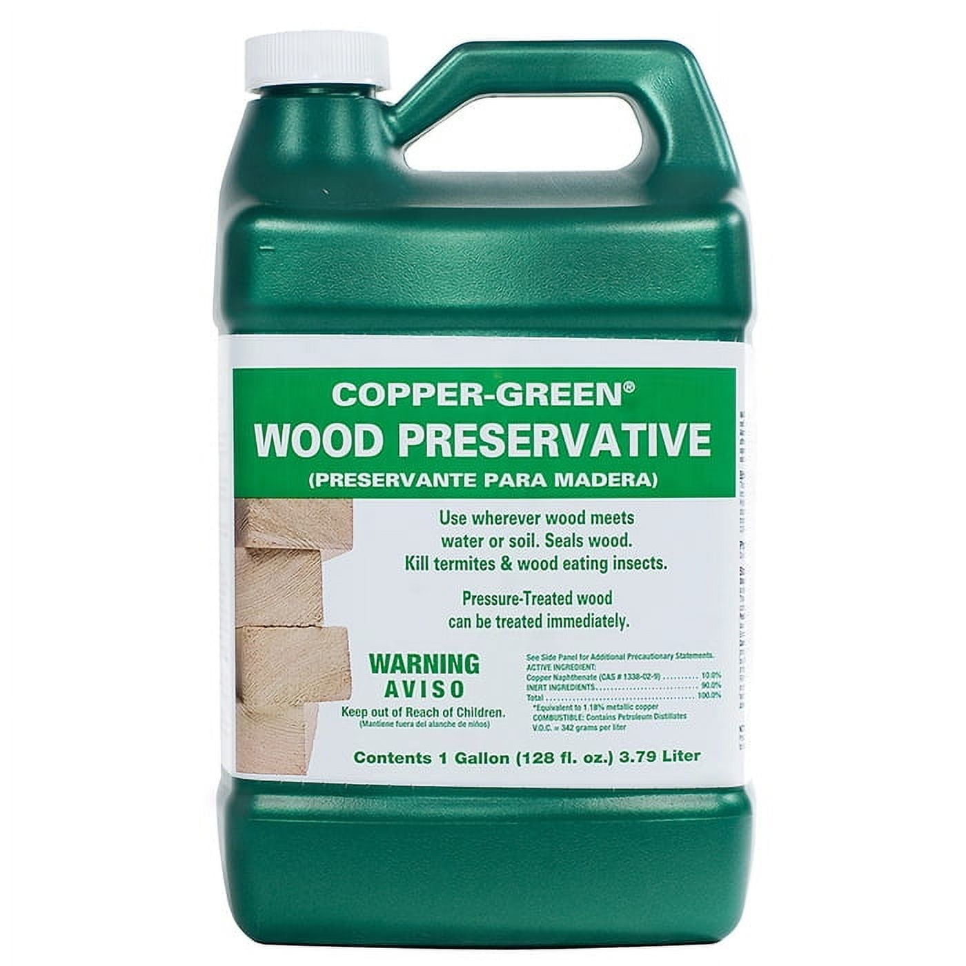 Green Products 30001 4-Pack 1 gal Copper-Green Wood Preservative ...