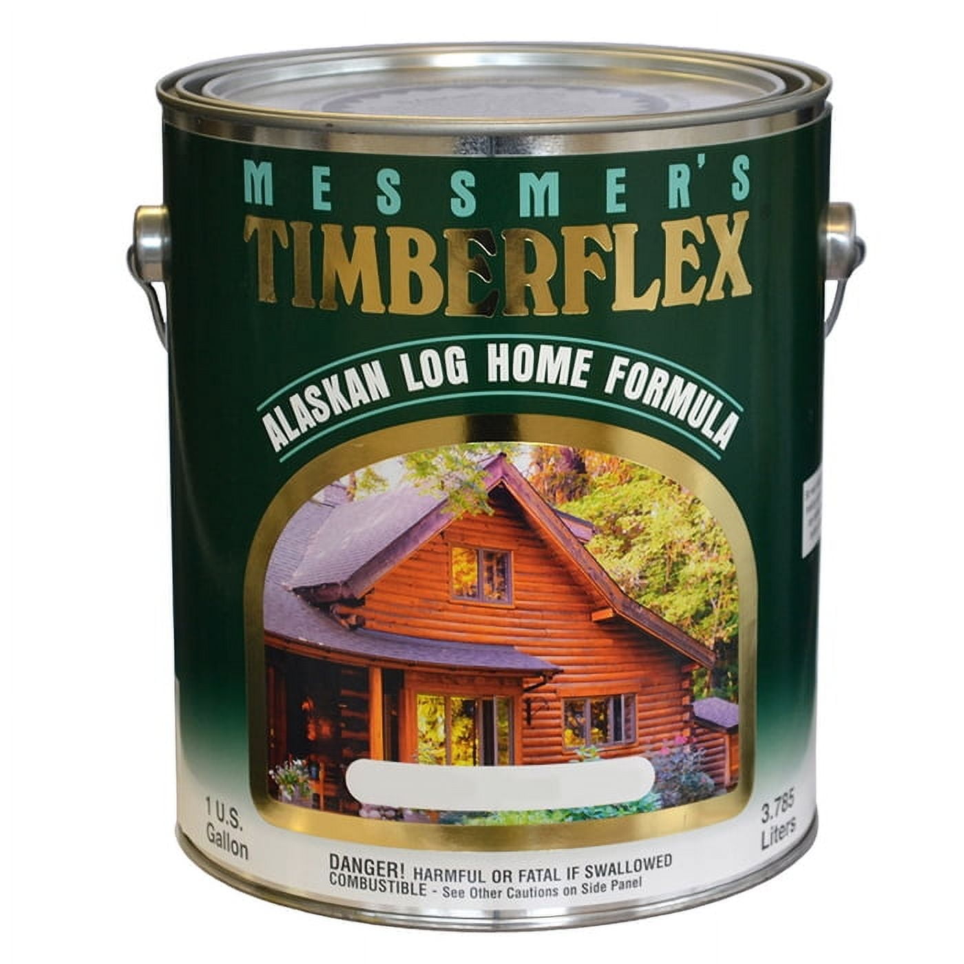 4-Pack of 1 gal Messmer’s TF-501 Natural Pine Timberflex Alaskan Log ...