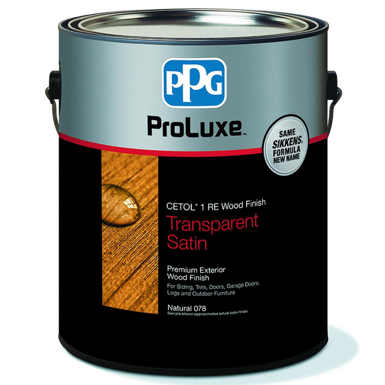 4-Pack of 1 gal ProLuxe SIK41045 Mahogany Cetol 1 Translucent Satin ...
