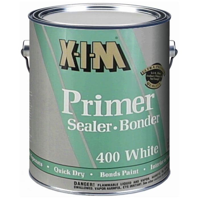 4-Pack of 1 gal XIM 11021 White 400 White Solvent-Based Primer Bonder ...