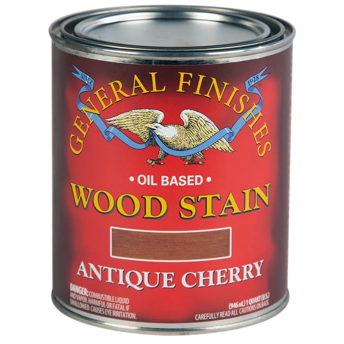 4-Pack of 1 qt General Finishes ACQT Antique Cherry Wood Stain Oil ...