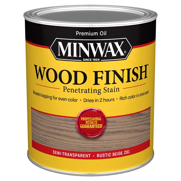 Minwax 4-Pack of 1 qt Rustic Beige Penetrating Oil-Based Wood Finish ...