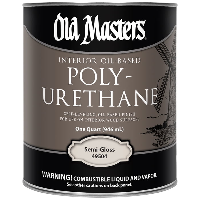 4-Pack of 1 qt Old Masters 49504 Clear Polyurethane Oil-Based Interior ...