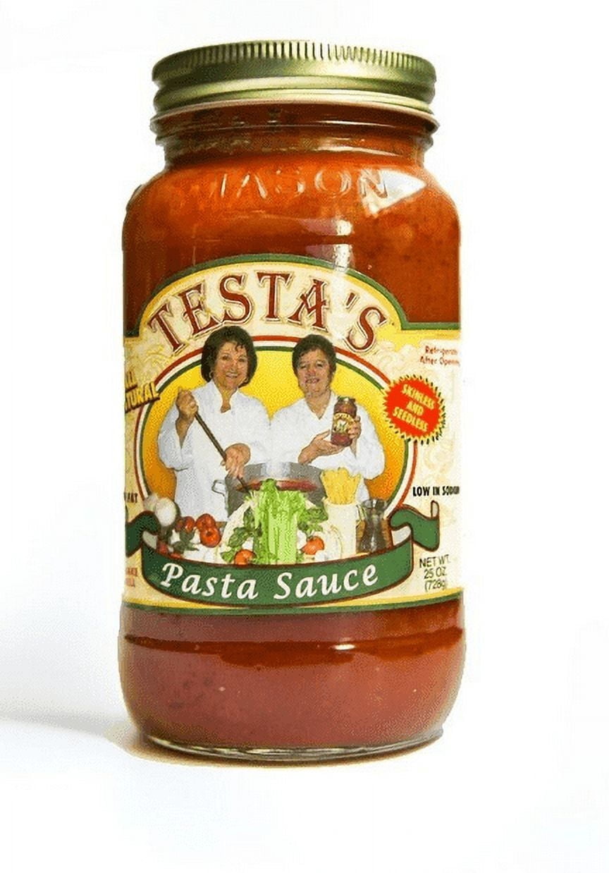 4 Pack of Testa's Pasta Sauce -- Low Lectin, Skinless & Seedless, Keto ...