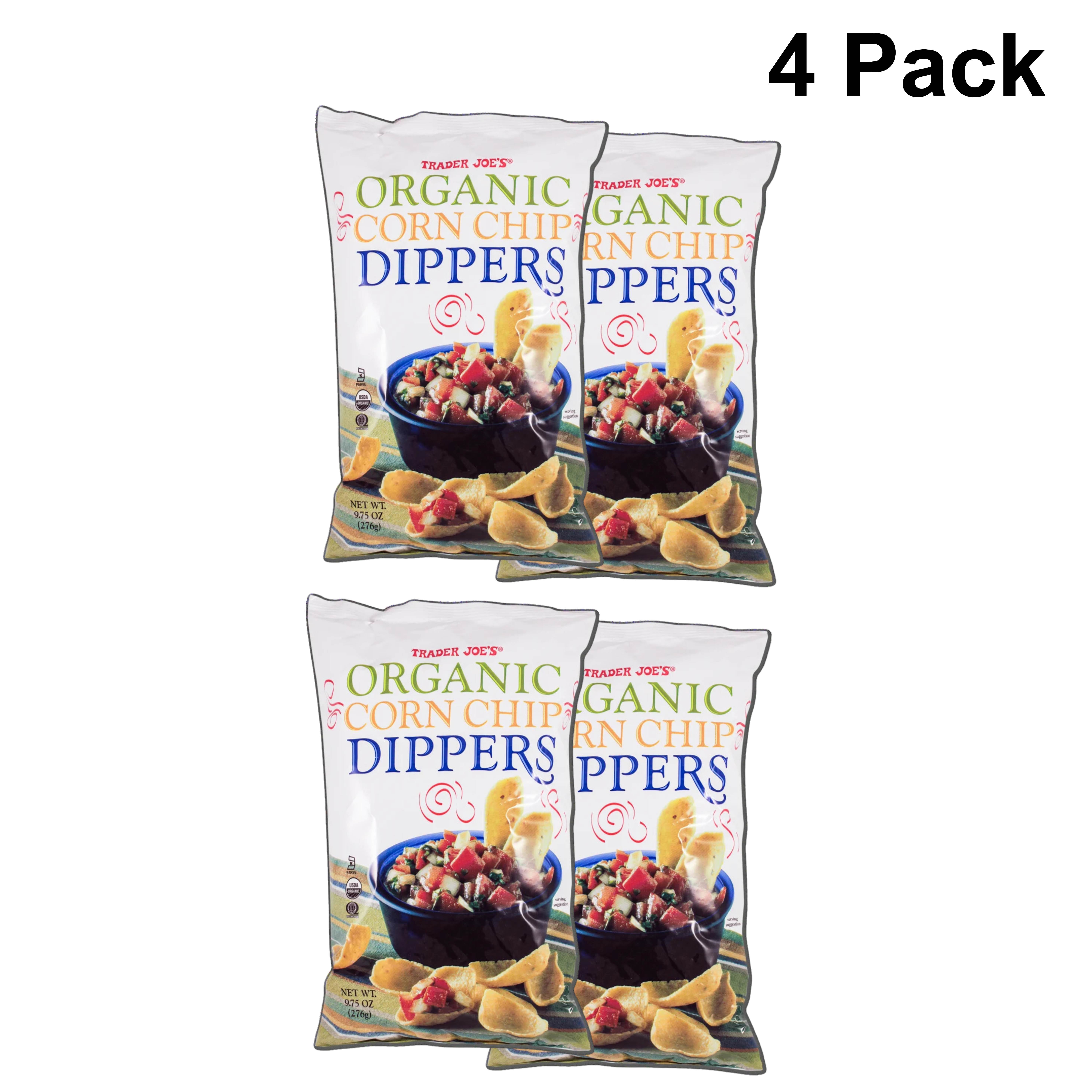 4 Pack of Trader Joe’s Organic Corn Chip Dippers | 9.75 Oz - Walmart.com