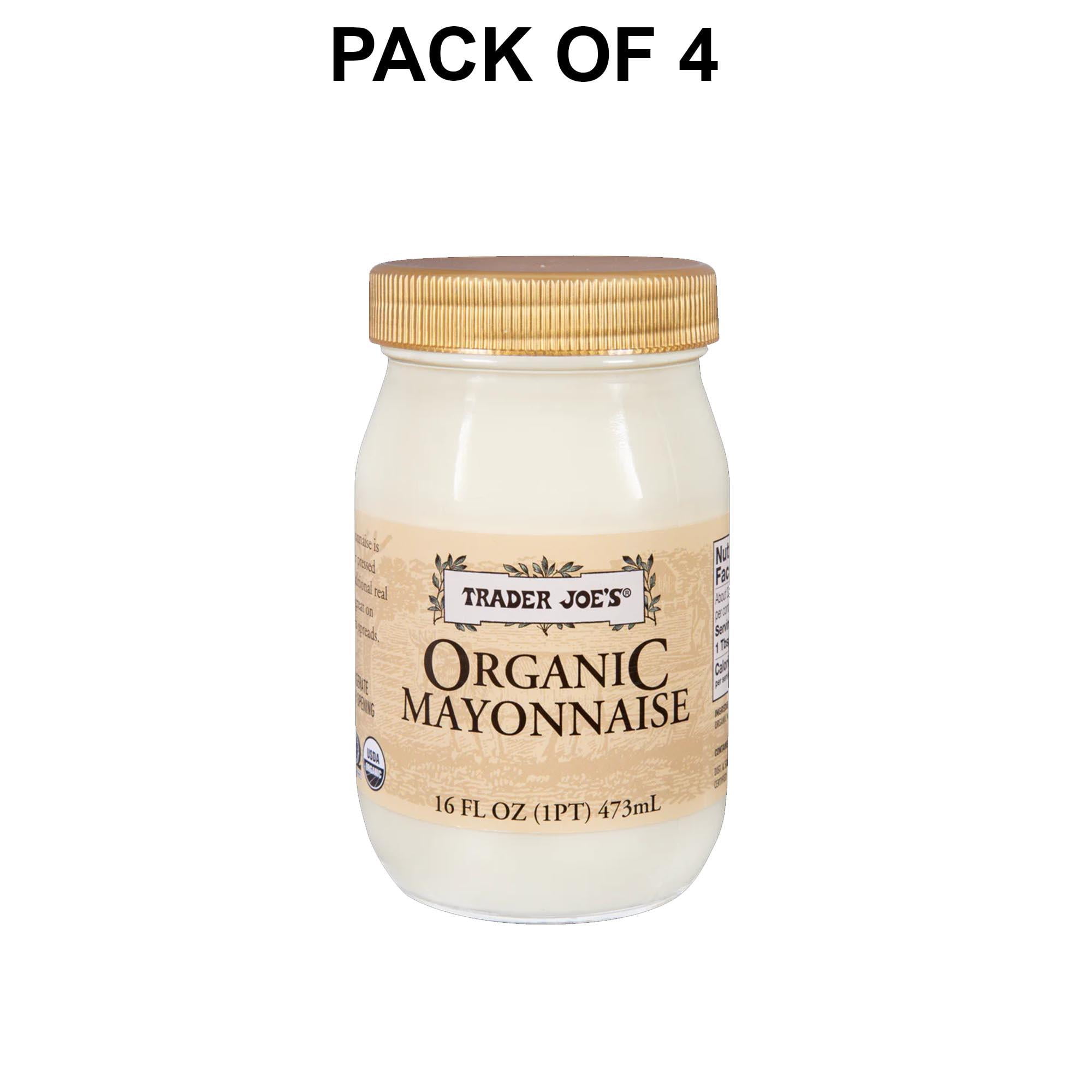 4 Pack of Trader Joe's Organic Mayonnaise: Rich, Creamy, and Delicious ...