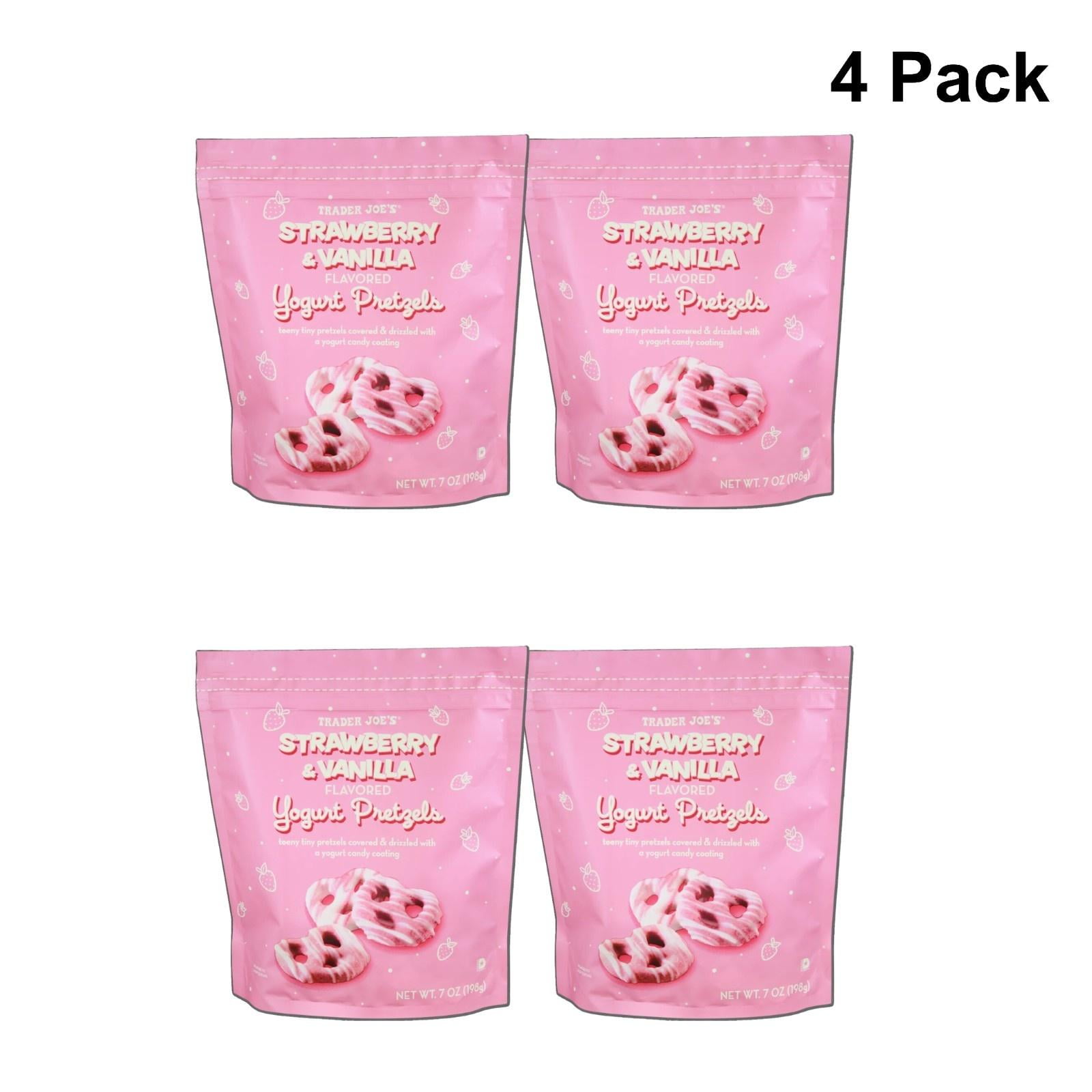 4 Pack of Trader Joe’s Strawberry Vanilla Yogurt Pretzels | 7 Oz | Buy ...