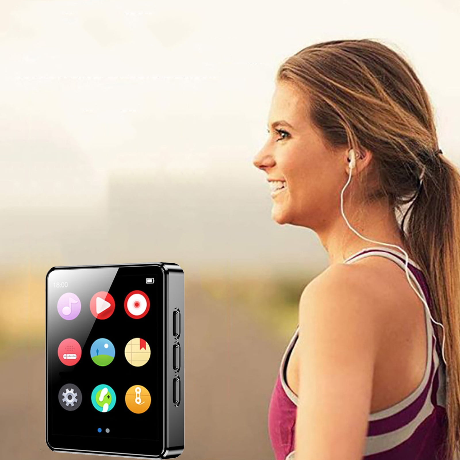 4 Packs 2.0" Touchscreen MP3 MP4 Player with Bluetooth FM Radio Voice ...