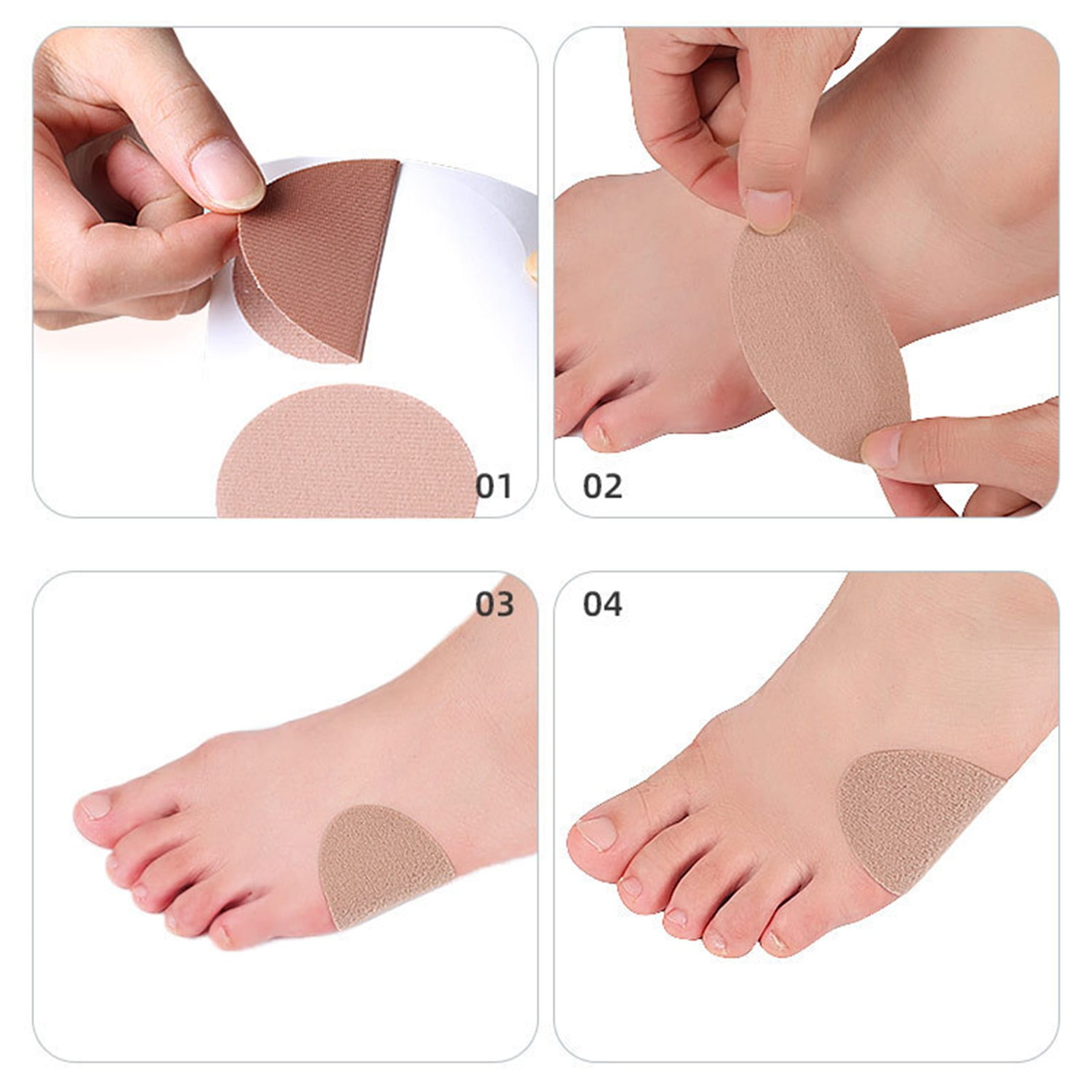 4 Packs Adhesive Blister Tape Prevention For Heel And Toe Blister For ...
