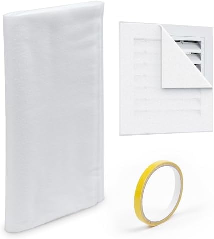 4 Packs Air Vent Filter 12x45 Inch, Cut to Fit (200+Filters) Air Return ...