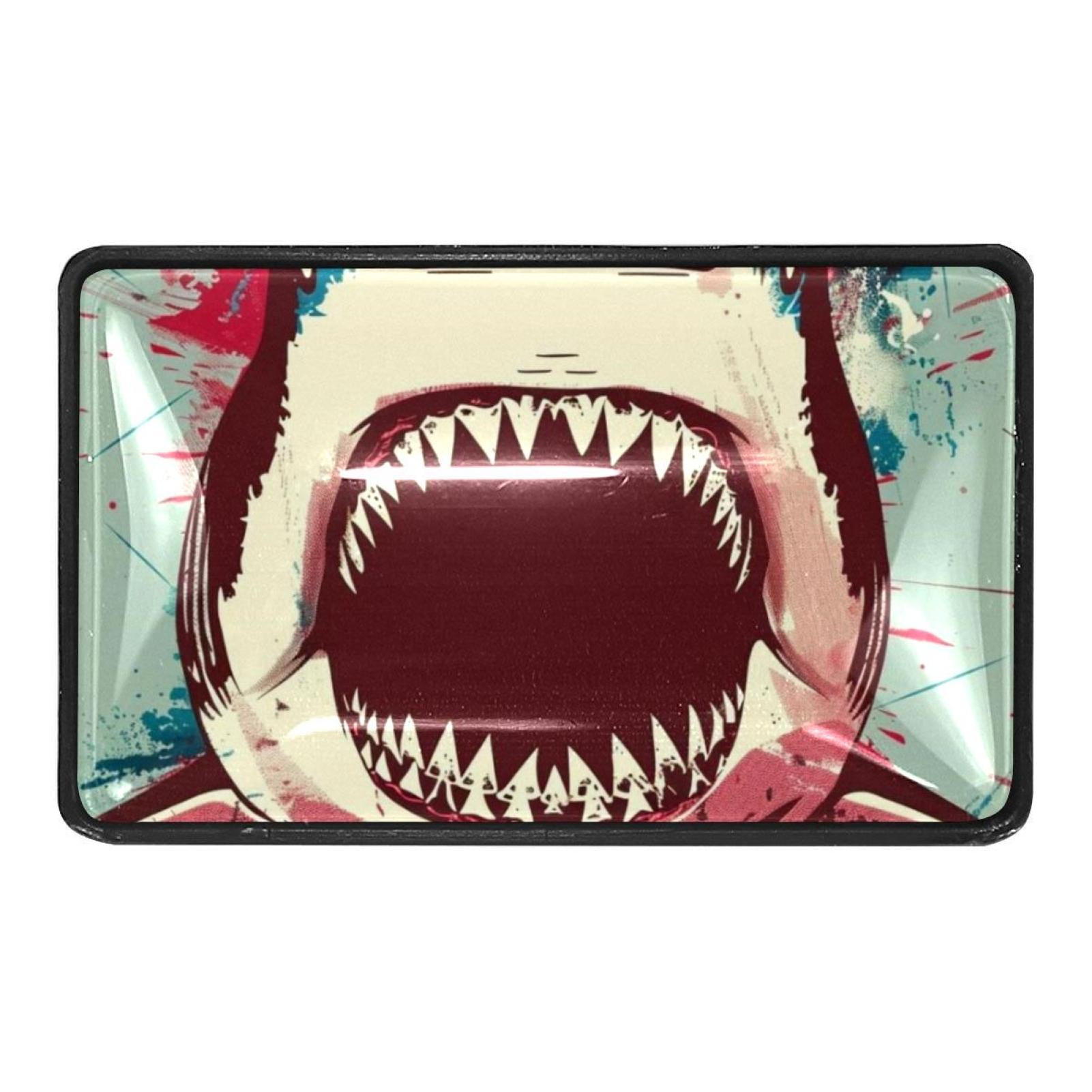 4 Packs Angry Shark Crystal Glass Cabinet Knobs Drawer Handles for ...