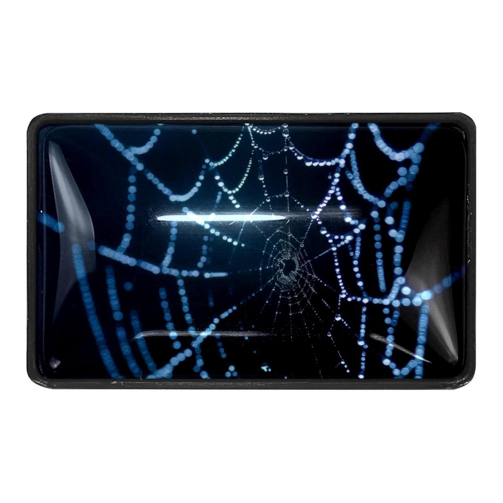 4 Packs Blue Spider Web Crystal Glass Cabinet Knobs Drawer Handles for ...