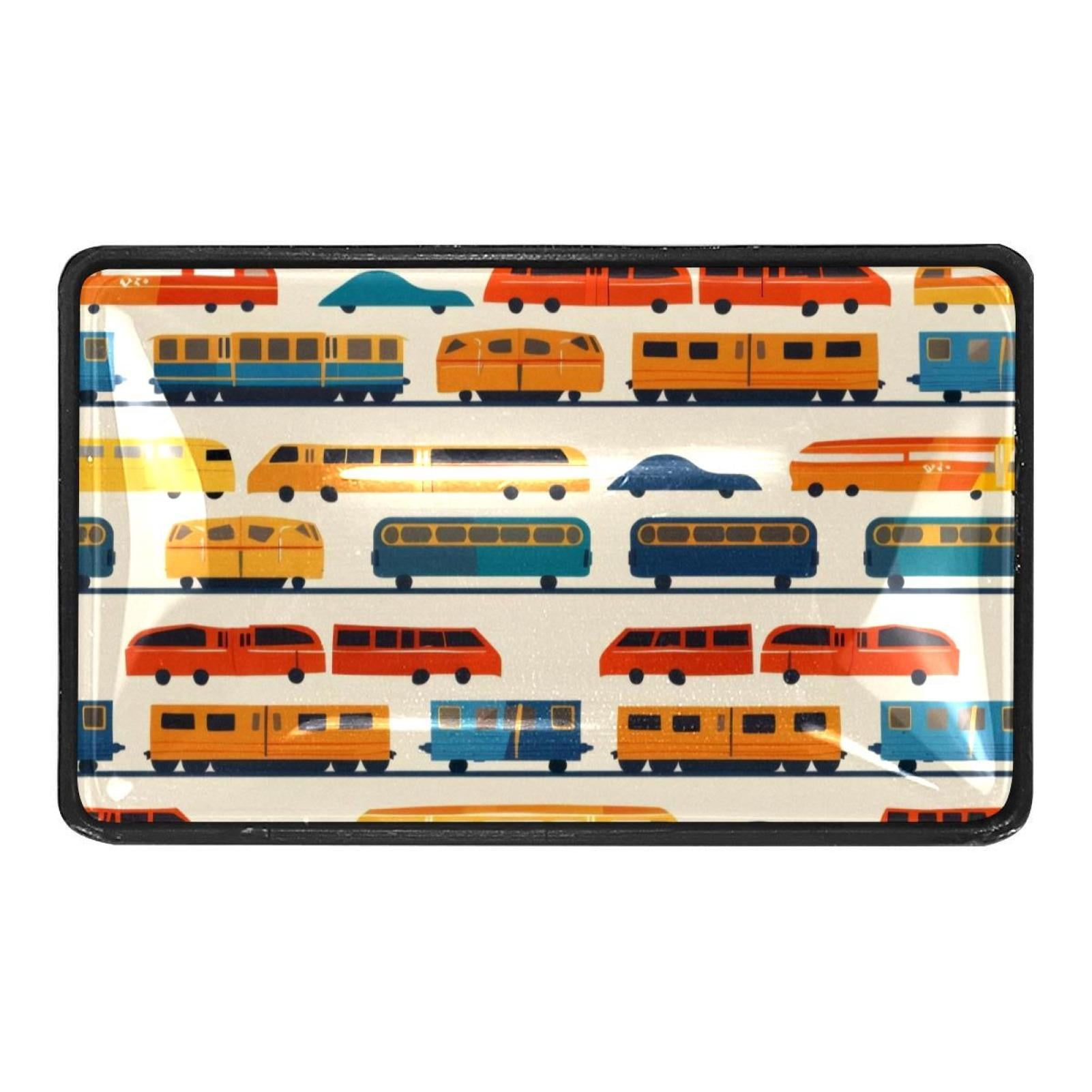 4 Packs Cartoon Bus Train Car Crystal Glass Cabinet Knobs Drawer ...