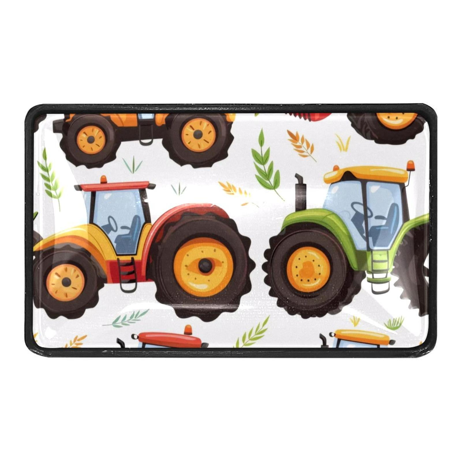 4 Packs Cartoon Tractors Crystal Glass Cabinet Knobs Drawer Handles for ...