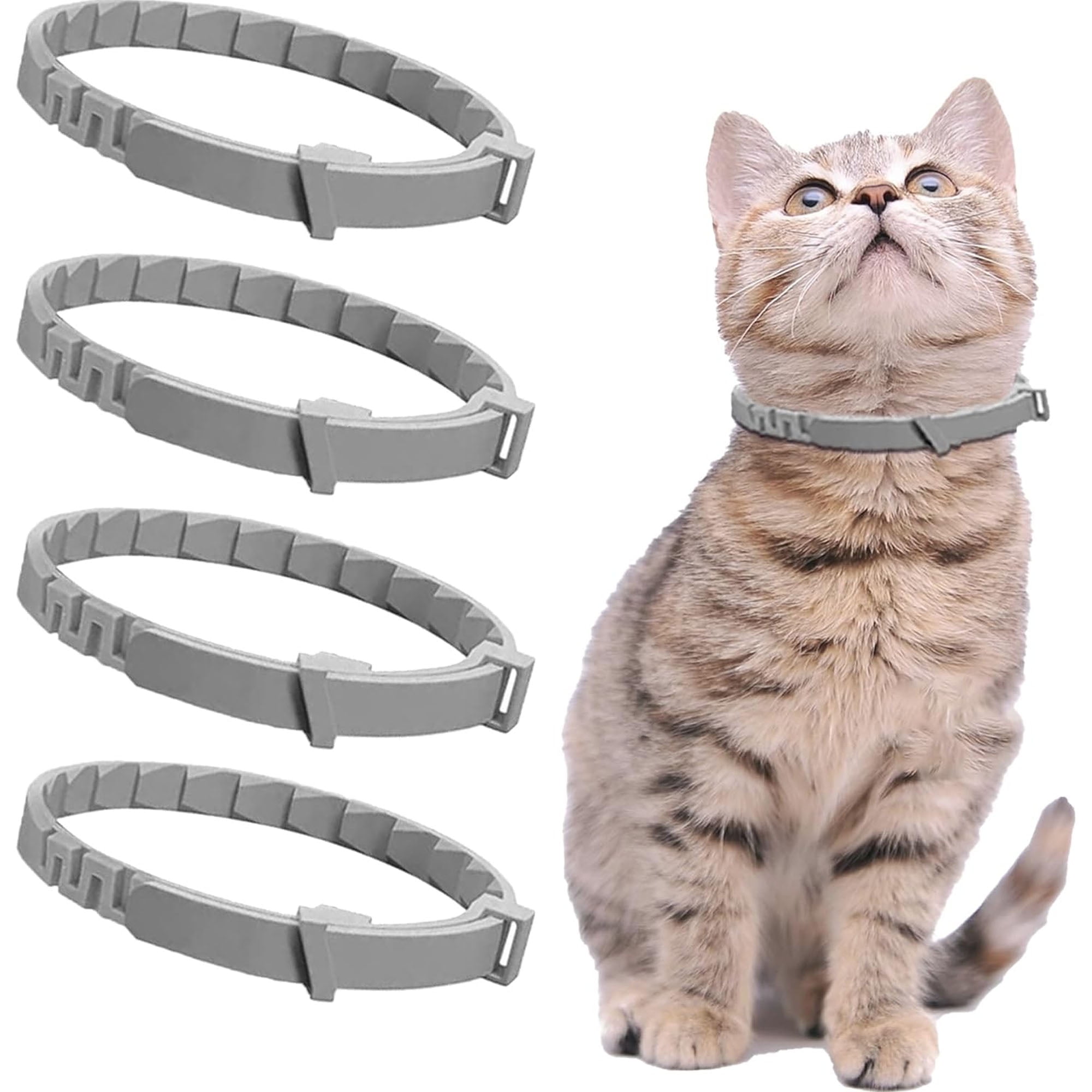 4 Packs Cat Calming Collar for Cats Pheromone Collar Efficient Relieve ...