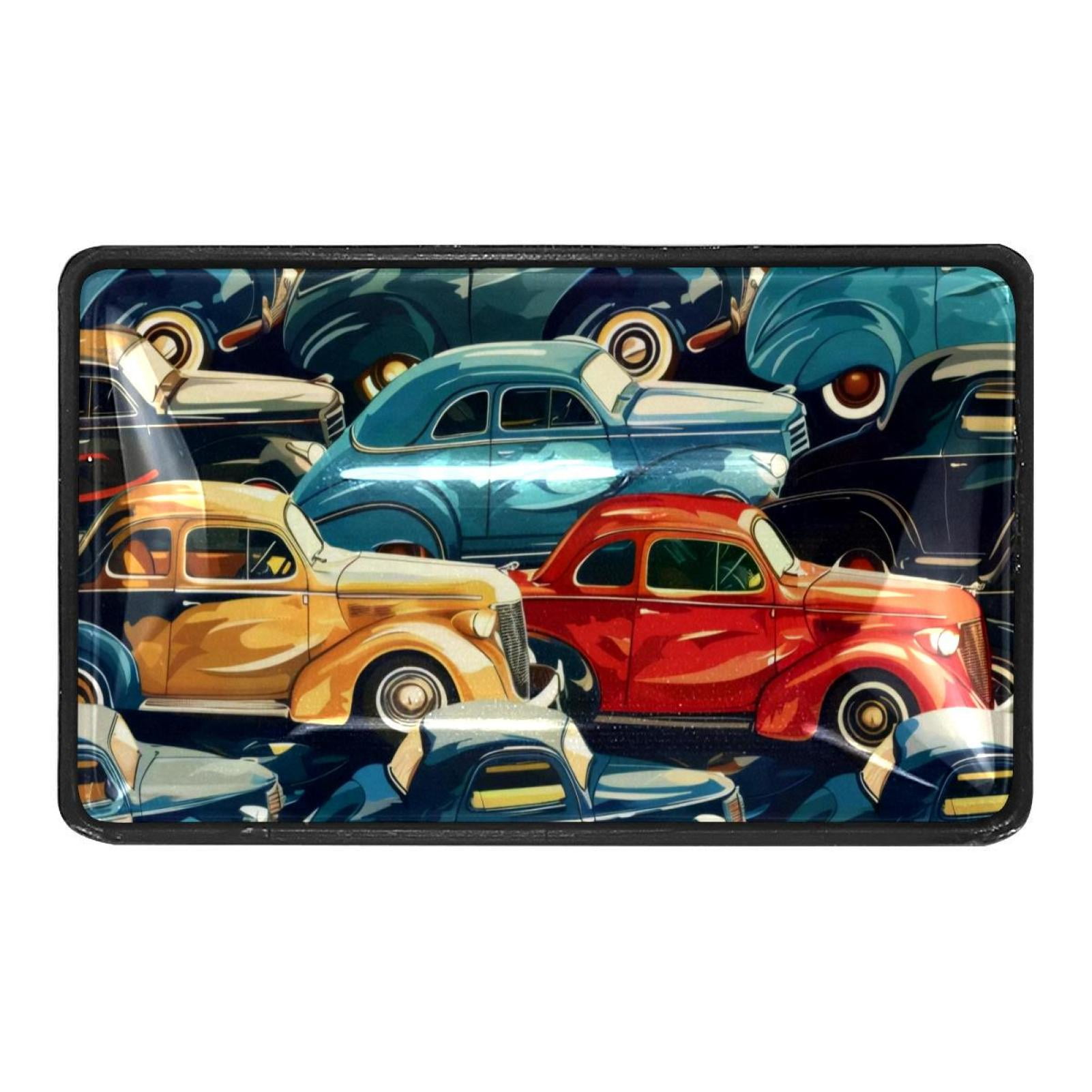 4 Packs Crowded Retro Cars Crystal Glass Cabinet Knobs Drawer Handles ...