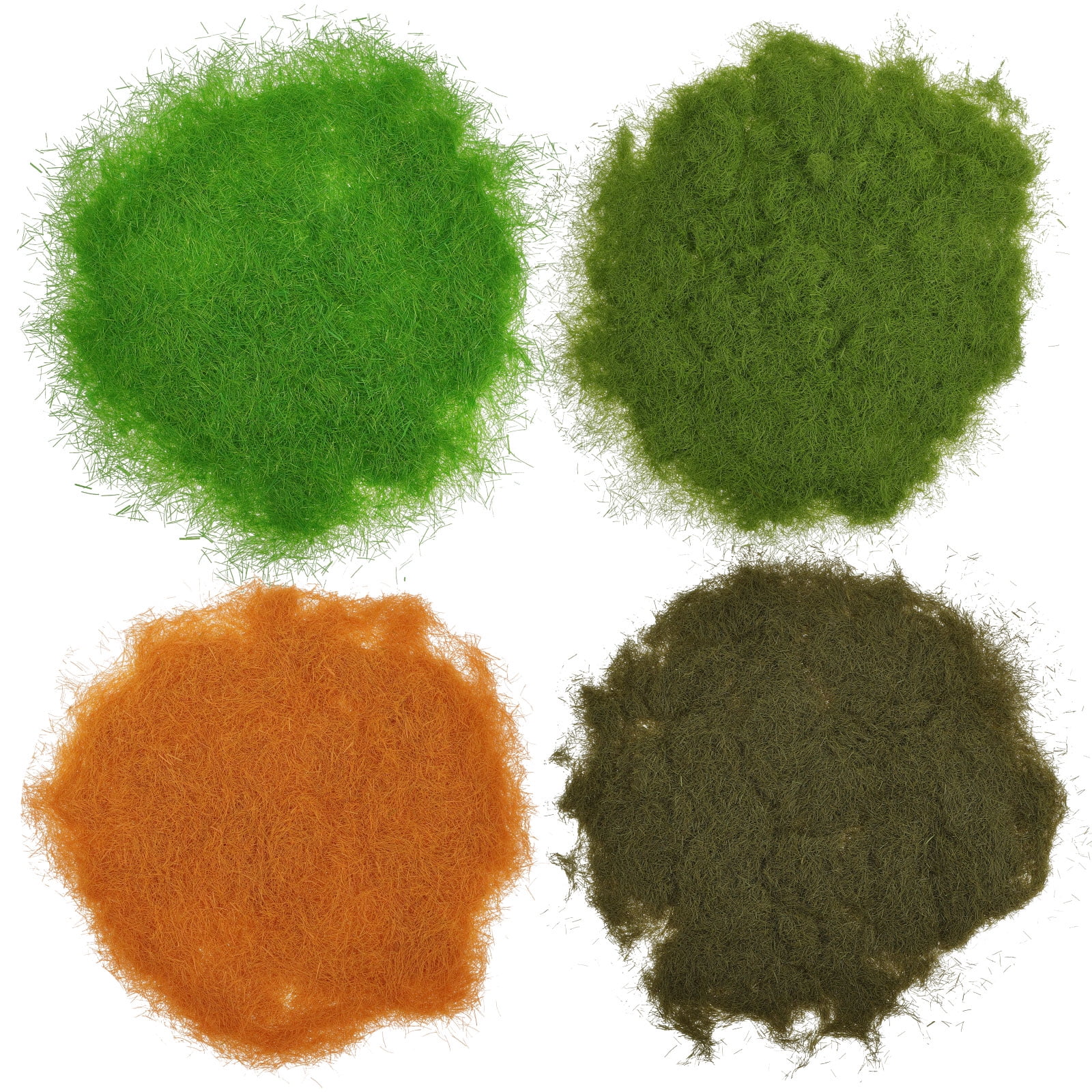 4 Packs Decorative Fake Moss Modeling Landscape Decoration Powder ...
